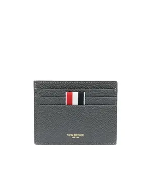Thom Browne Stripe-tab Logo Printed Wallet