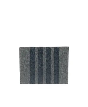 Thom Browne Stripe-tab Logo Printed Wallet