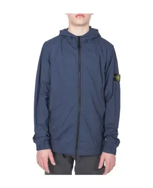 Stone Island Zip-front Hooded Rain Jacket