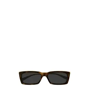 Saint Laurent Rectangle Frame Sunglasses - Black