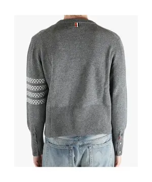 Thom Browne Intarsia Dog Knitted Sweater