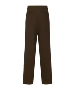 TOM FORD High Twist Twill Tailored Trousers - Black