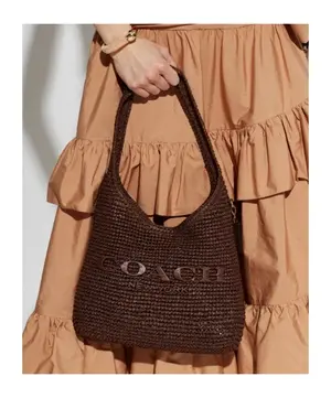 COACH Brooklyn Interwoven Tote Bag