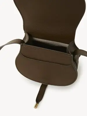 Chloé Marcie Foldover Small Saddle Bag - Deep Khaki