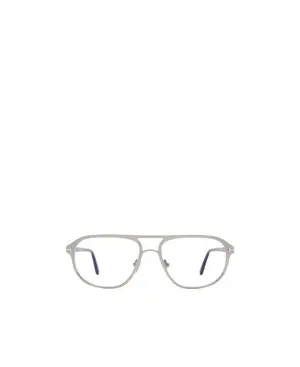 TOM FORD Aviator Metal Frame Eyeglasses - Gray