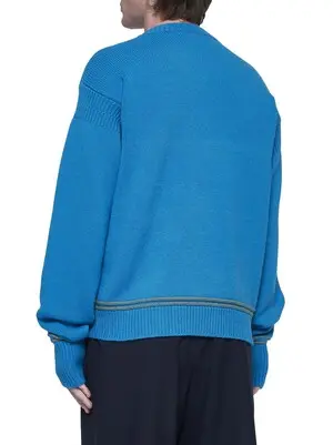 Marni Logo Intarsia Knit Pullover