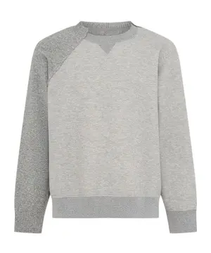 Sacai Wool Knit Sponge Sweatshirt