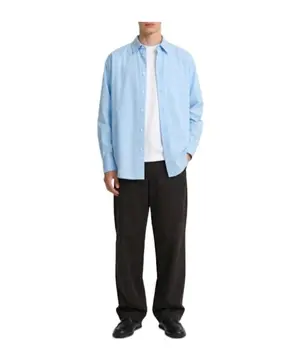 THE ROW Ottis Cotton Blend Gabardine Trousers