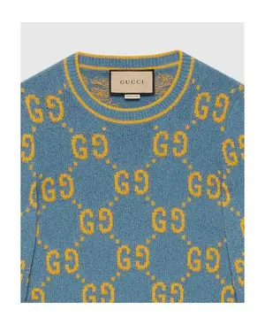 Gucci Gg Supreme Knitted Top