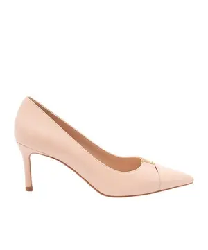 TWINSET Pointed Toe Mid Heel Pumps