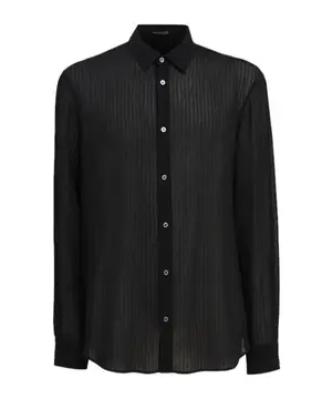 ANN DEMEULEMEESTER Andre Tonal Striped Classic Shirt