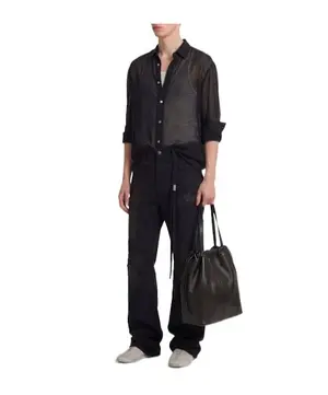 ANN DEMEULEMEESTER Andre Tonal Striped Classic Shirt