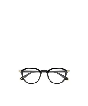Cartier Oval Frame Eyeglasses - Black