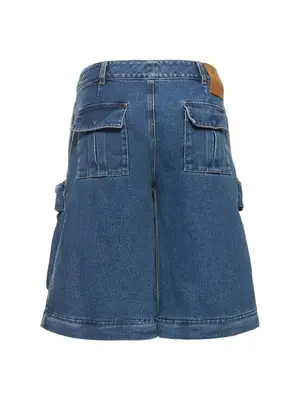 Giuseppe Di Morabito Maxi Cotton Denim Cargo Jeans