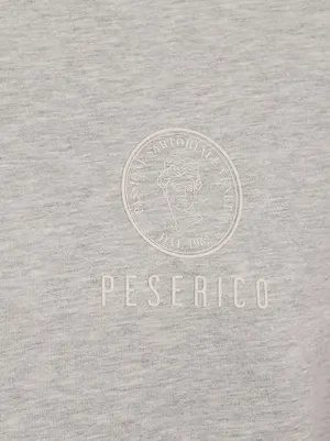 Peserico Logo Embroidered Crew-neck Sweatshirt
