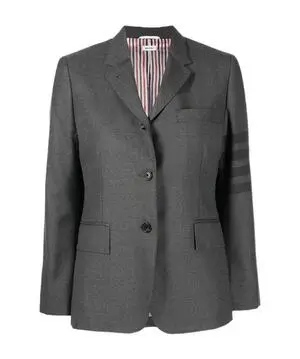 Thom Browne 4-bar Single Breasted Blazer - Medium Gray