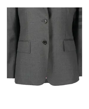 Thom Browne 4-bar Single Breasted Blazer - Medium Gray