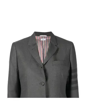 Thom Browne 4-bar Single Breasted Blazer - Medium Gray