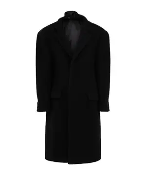 MAISON MARGIELA Heavy Wool Blend Felt Coat