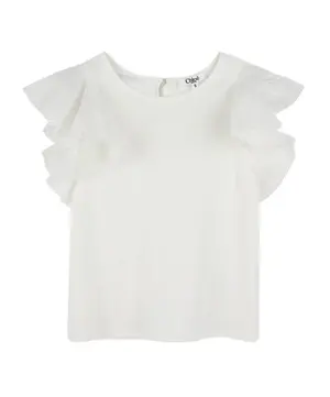 Chloé Ruffle Sleeve Blouse