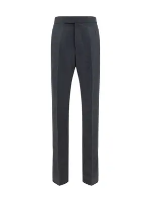 Thom Browne Super 120s Twill Trousers - Dark Grey