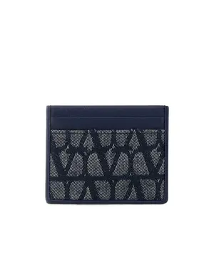 Valentino Garavani Logo Printed Card Case