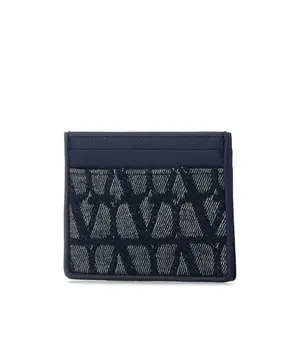 Valentino Garavani Logo Printed Card Case