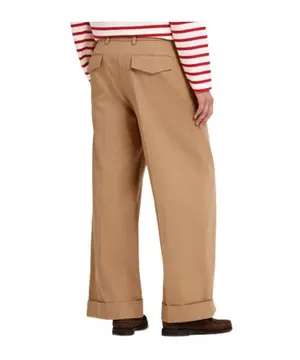 Valentino Garavani Cotton Gabardine Tailored Wide Leg Pants