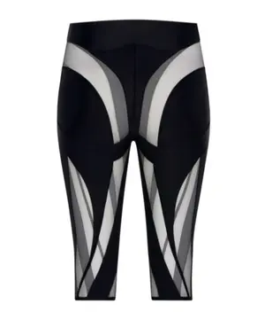 MUGLER Eco Sport Spiral Mesh Bike Shorts