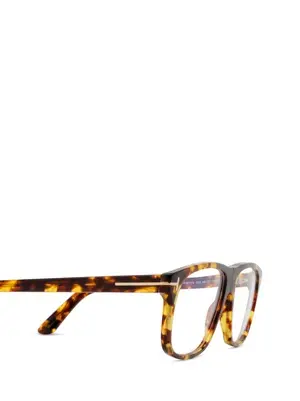 TOM FORD Tortoiseshell Pilot-frame Eyeglasses