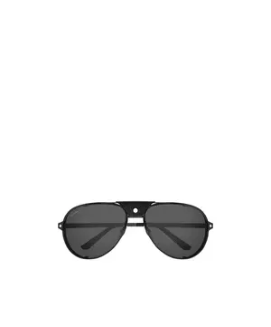 Cartier Aviator Frame Sunglasses - Black