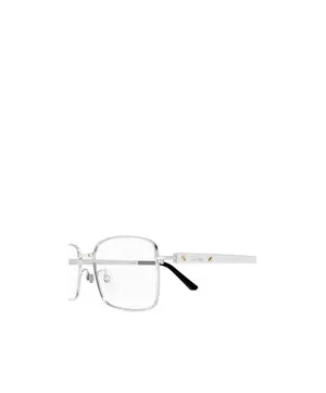 Cartier Rectangular Frame Eyeglasses - White