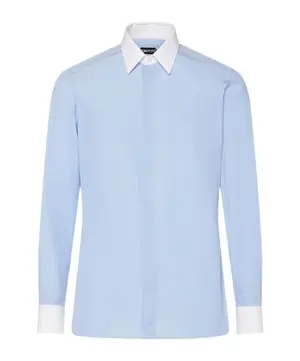 TOM FORD Piece Dyed Poplin Shirt