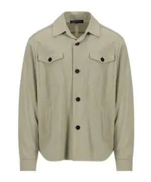 Harris Wharf London Button-up Overshirt