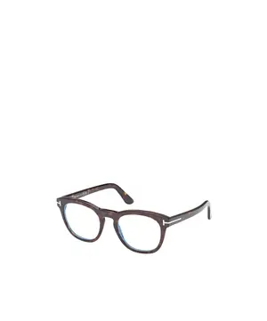 TOM FORD Round Frame Eyeglasses - Black