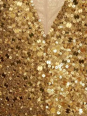 Michael Kors Sequined V-neck Jumpsuit