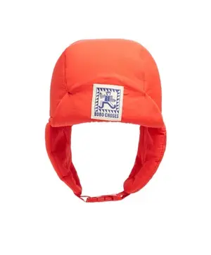 BOBO CHOSES Nylon Aviator Hat - Red