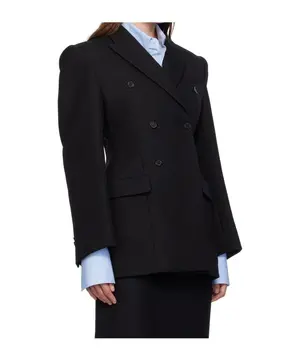 Wardrobe.NYC Contour Double-breasted Blazer
