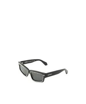 Off-White Full Frame Embellished Sunglasses