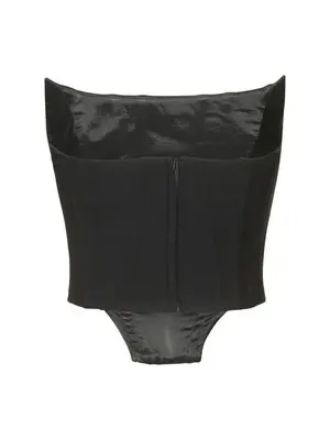 Giuseppe Di Morabito Double Twisted Wool Corset Top