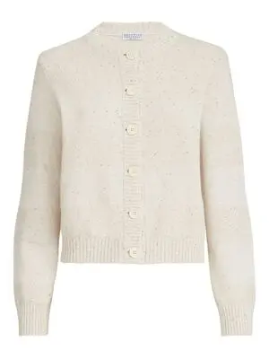 Brunello Cucinelli Buttoned Cardigan - Oat