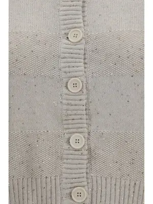 Brunello Cucinelli Buttoned Cardigan - Oat