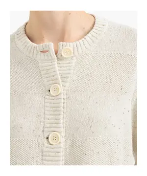 Brunello Cucinelli Buttoned Cardigan - Oat