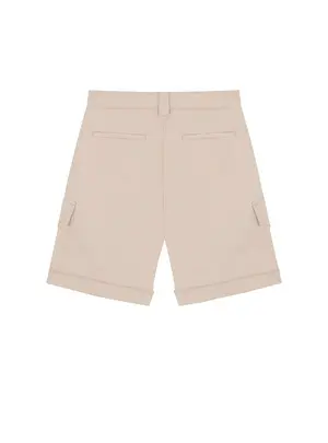 Balmain Cargo Bermuda Shorts - Beige