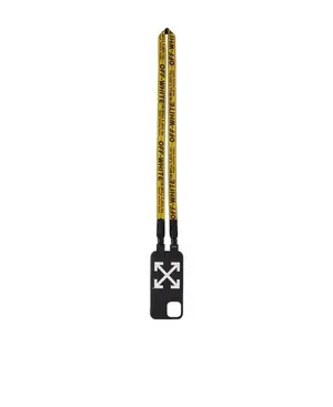 Off-White Necklace Iphone 12apt 12 Pro Mobile Phone Case - Black