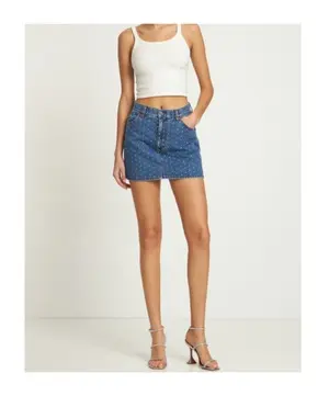 Giuseppe Di Morabito Embellished Crystal Mini Skirt