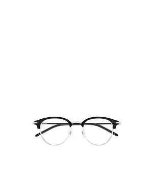 Montblanc Montblanc Eyewear Browline Glasses Silver-black