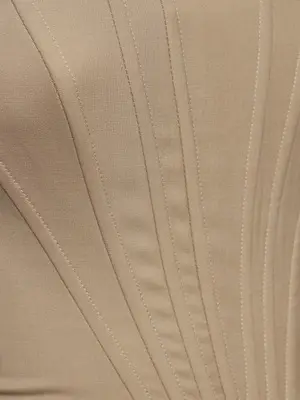 Giuseppe Di Morabito Double Twisted Wool Corset Top