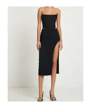 Giuseppe Di Morabito Side Slit Midi Skirt