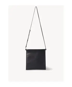 THE ROW Logo Shoulder Bag - Black